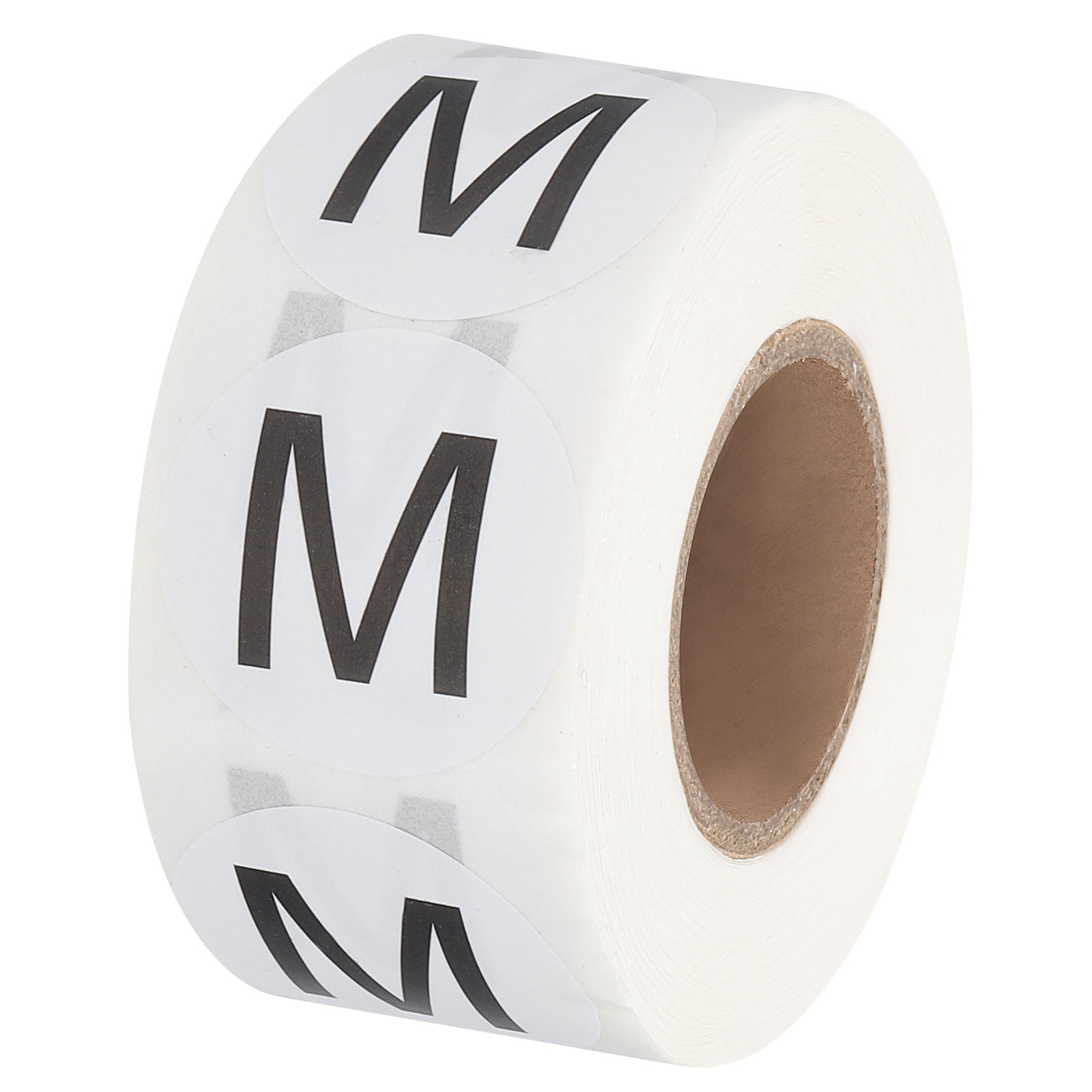 Uxcell Letter M Inventory Labels, 1 Inch Capital Letter Stickers Self ...