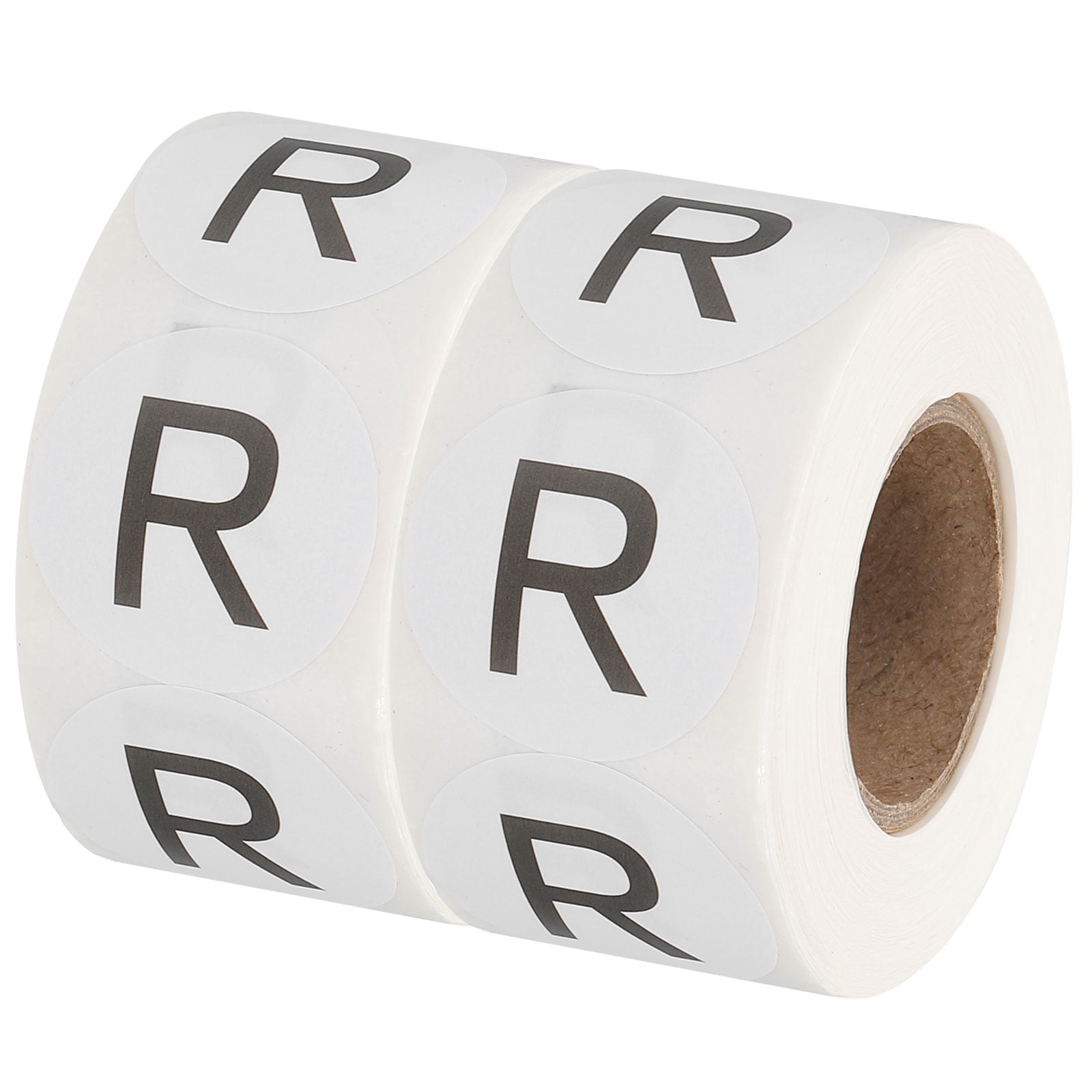 Uxcell Letter R Inventory Labels, 1 Inch Capital Letter Stickers Self ...