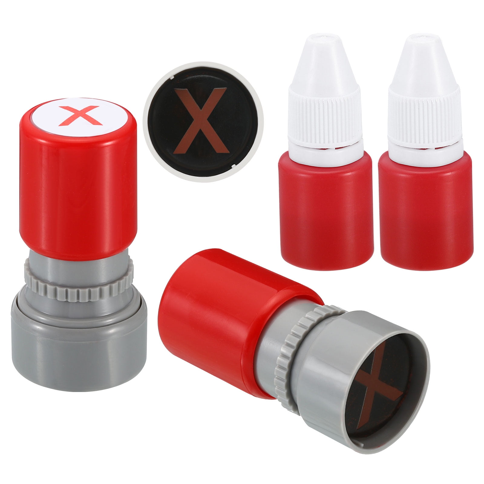 Uxcell Letter Stamps Self Inking, 2 Pack Character X Alphabet Teacher ...