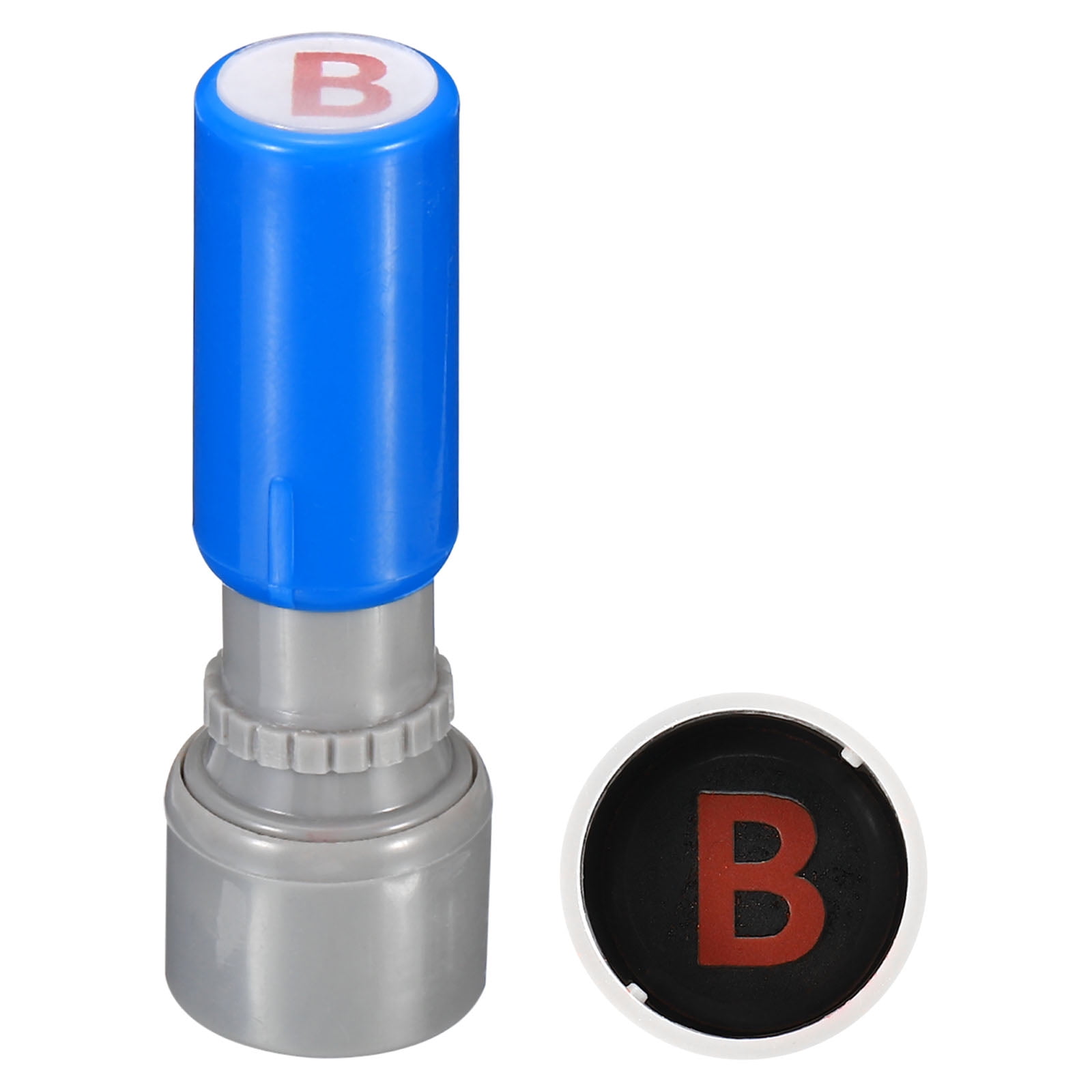Uxcell Letter Stamps Self Inking Character B Plastic Small Alphabet ...