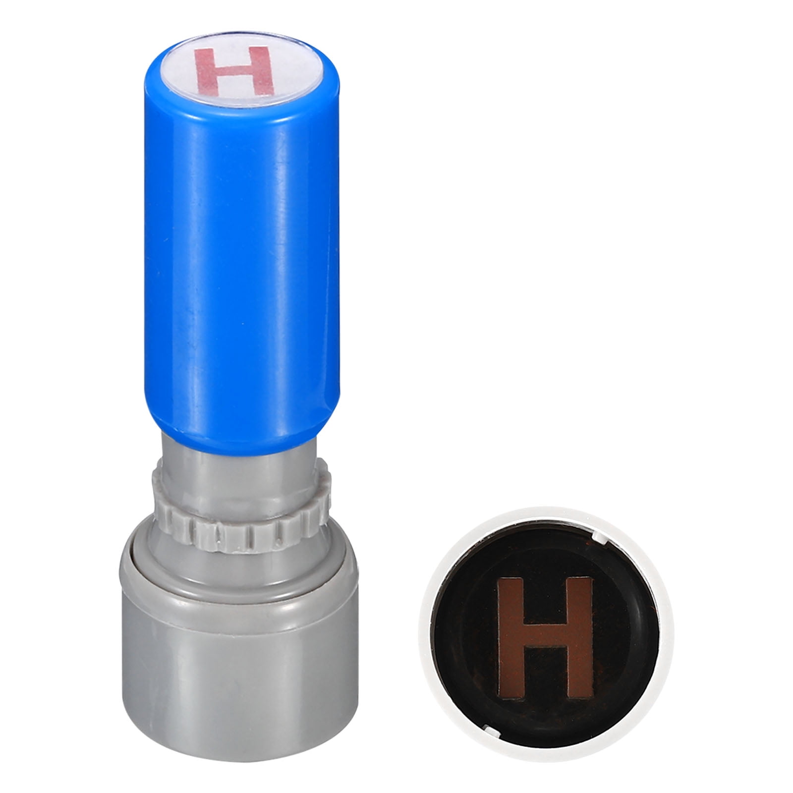 Uxcell Letter Stamps Self Inking Character H Plastic Small Alphabet ...