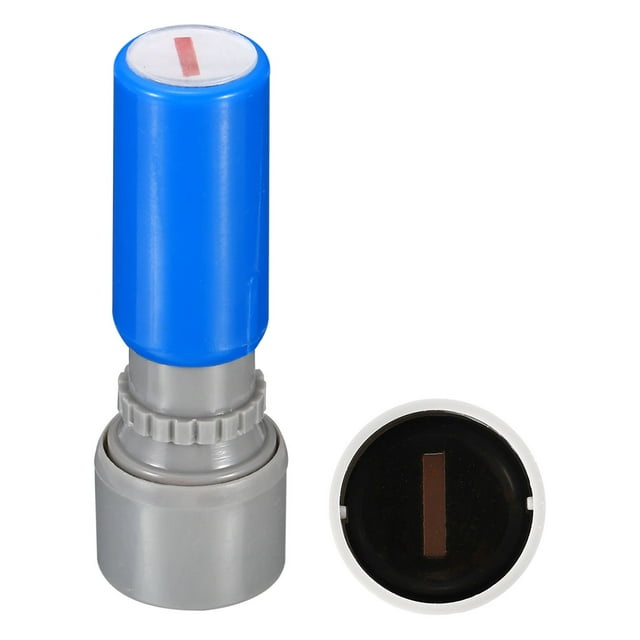 Uxcell Letter Stamps Self Inking Character I Plastic Small Alphabet ...