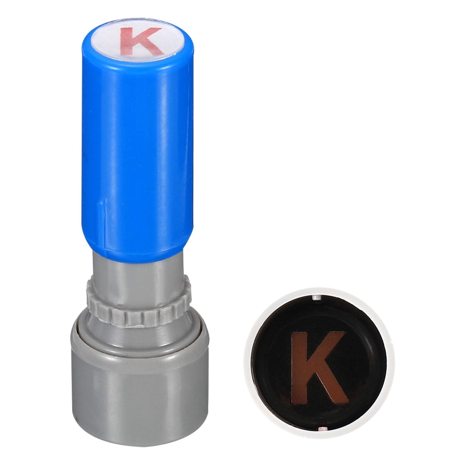 Uxcell Letter Stamps Self Inking Character K Plastic Small Alphabet ...