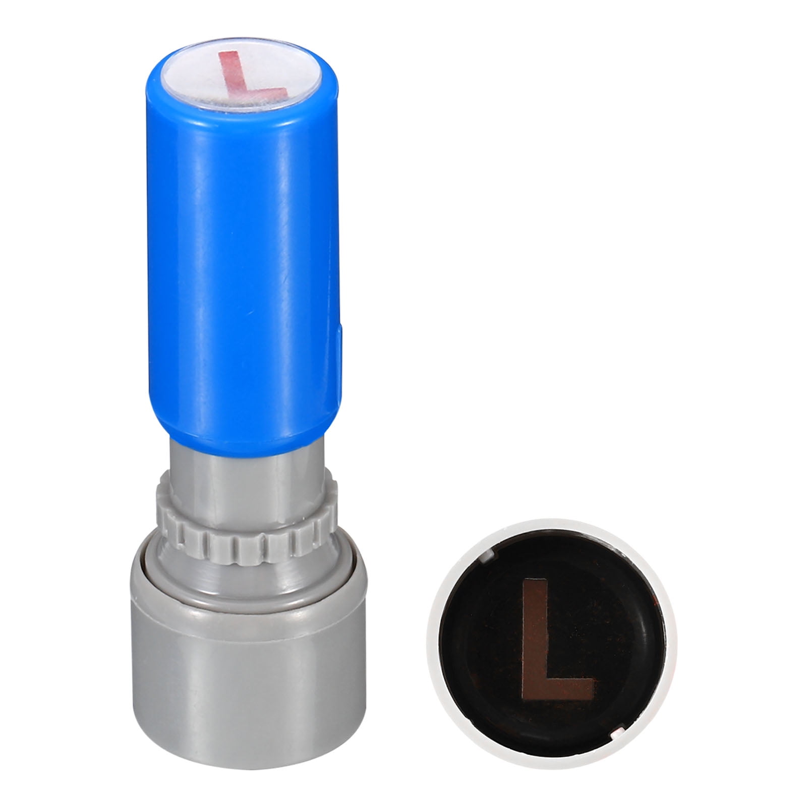 Uxcell Letter Stamps Self Inking Character L Plastic Small Alphabet ...