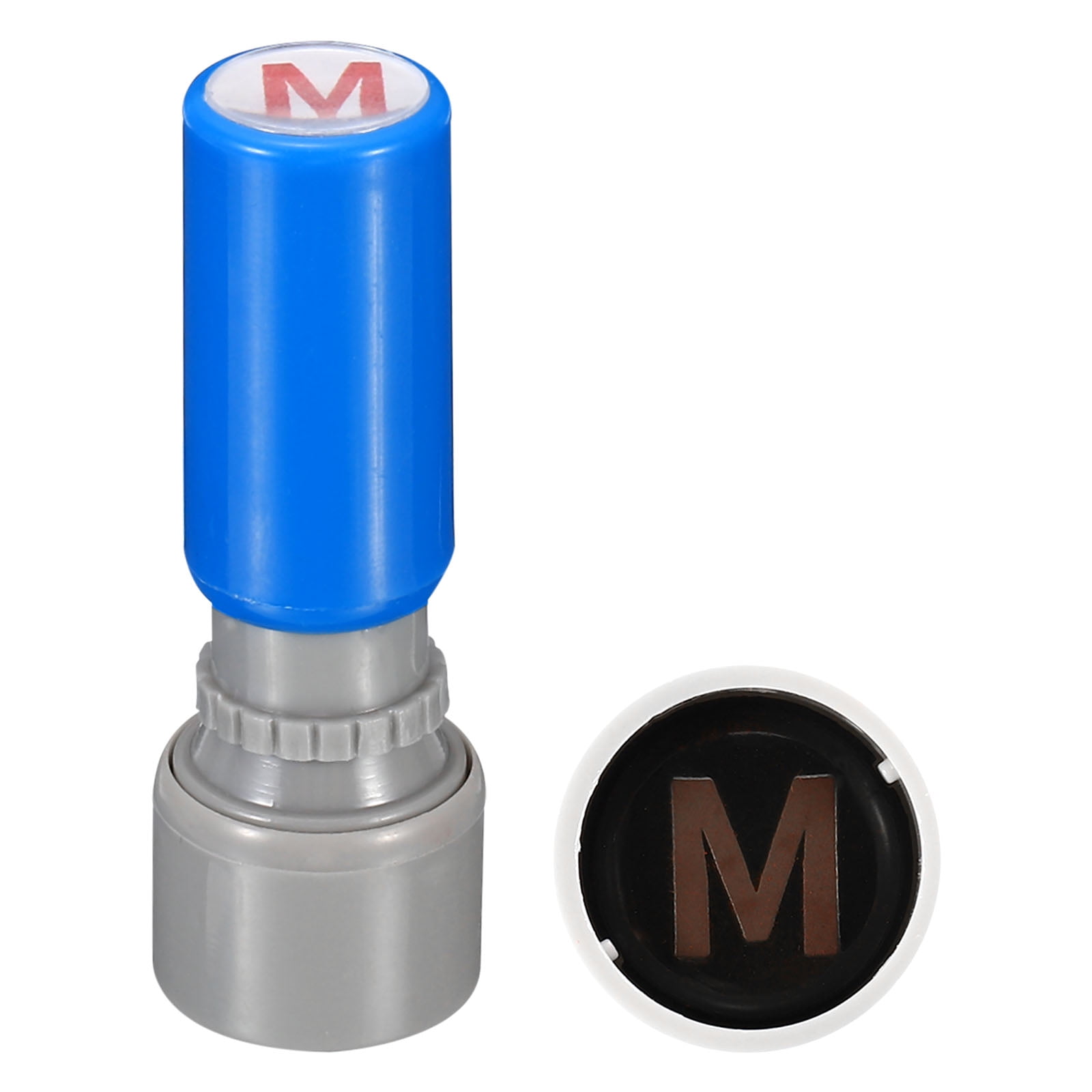 Uxcell Letter Stamps Self Inking Character M Plastic Small Alphabet ...