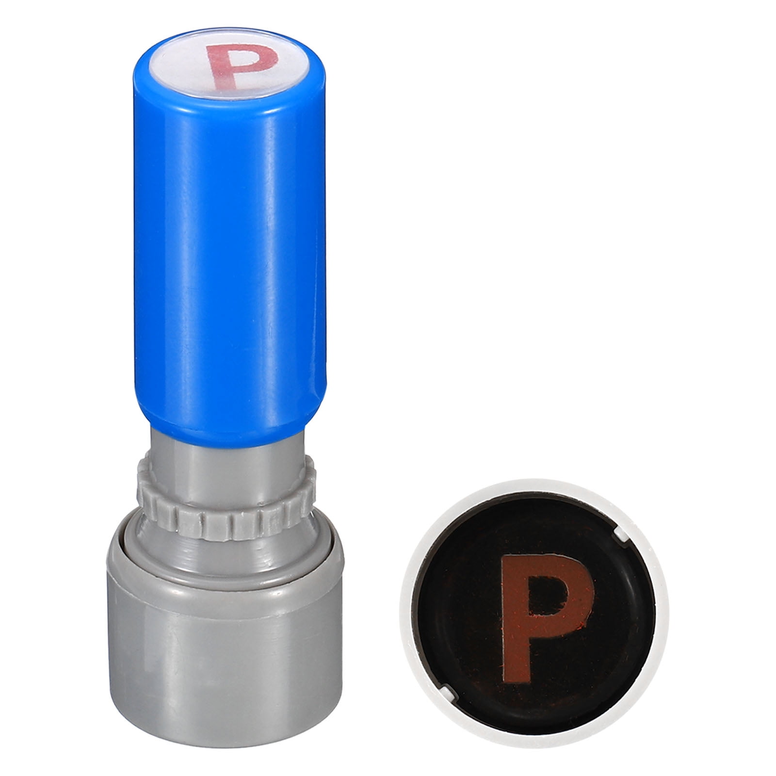 Uxcell Letter Stamps Self Inking Character P Plastic Small Alphabet ...