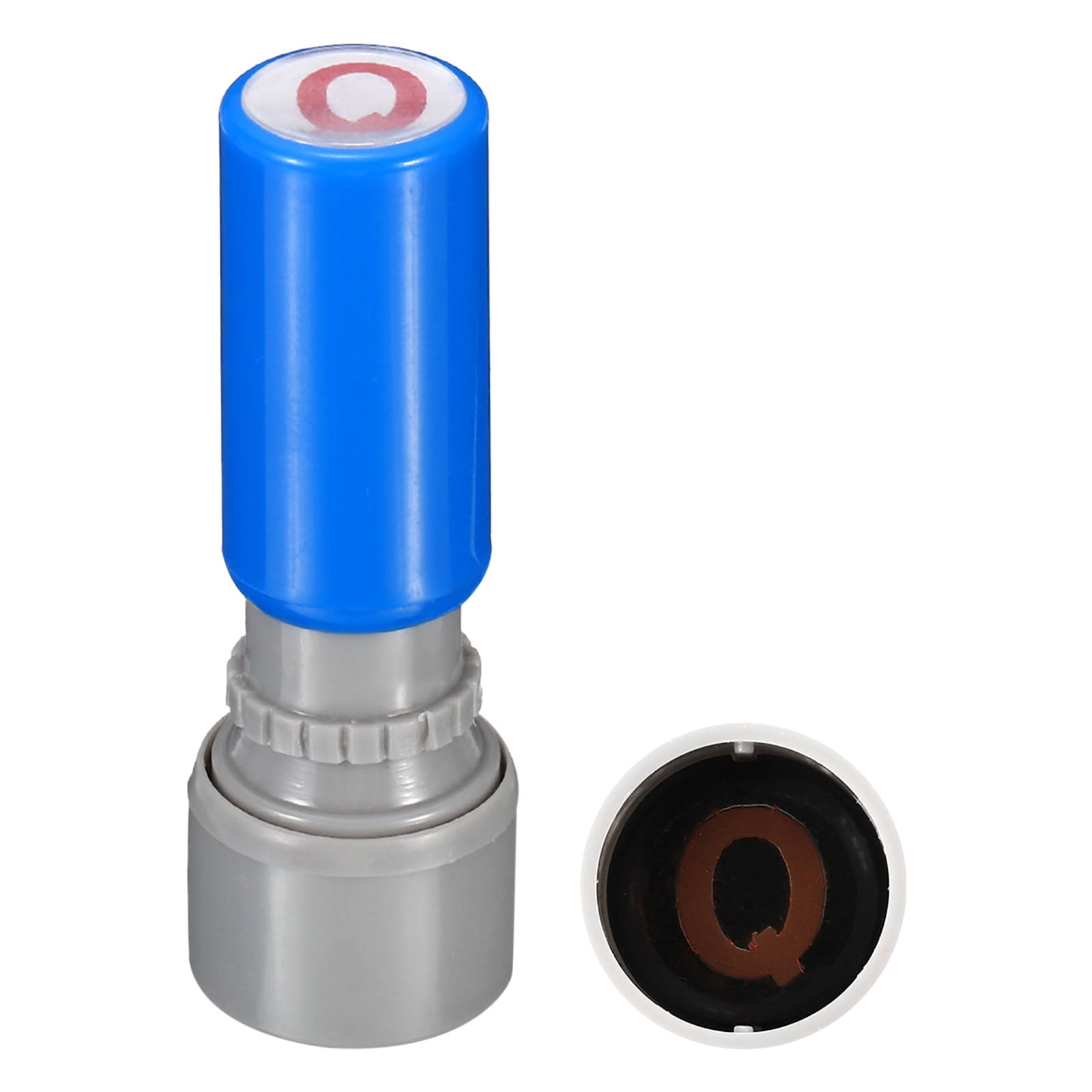 Uxcell Letter Stamps Self Inking Character Q Plastic Small Alphabet ...