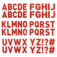 Uxcell Alphabet Letters Numbers Stickers, 6 Sheets Self Adhesive Large ...