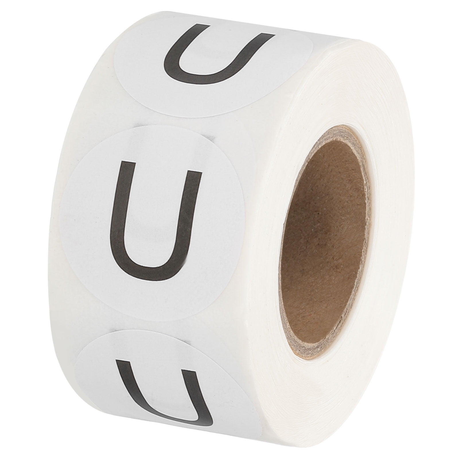 Uxcell Letter U Inventory Labels, 1 Inch Capital Letter Stickers Self ...