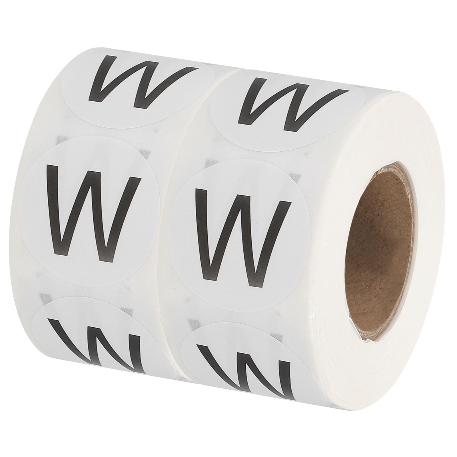 Uxcell Letter W Inventory Labels, 1 Inch Capital Letter Stickers Self ...