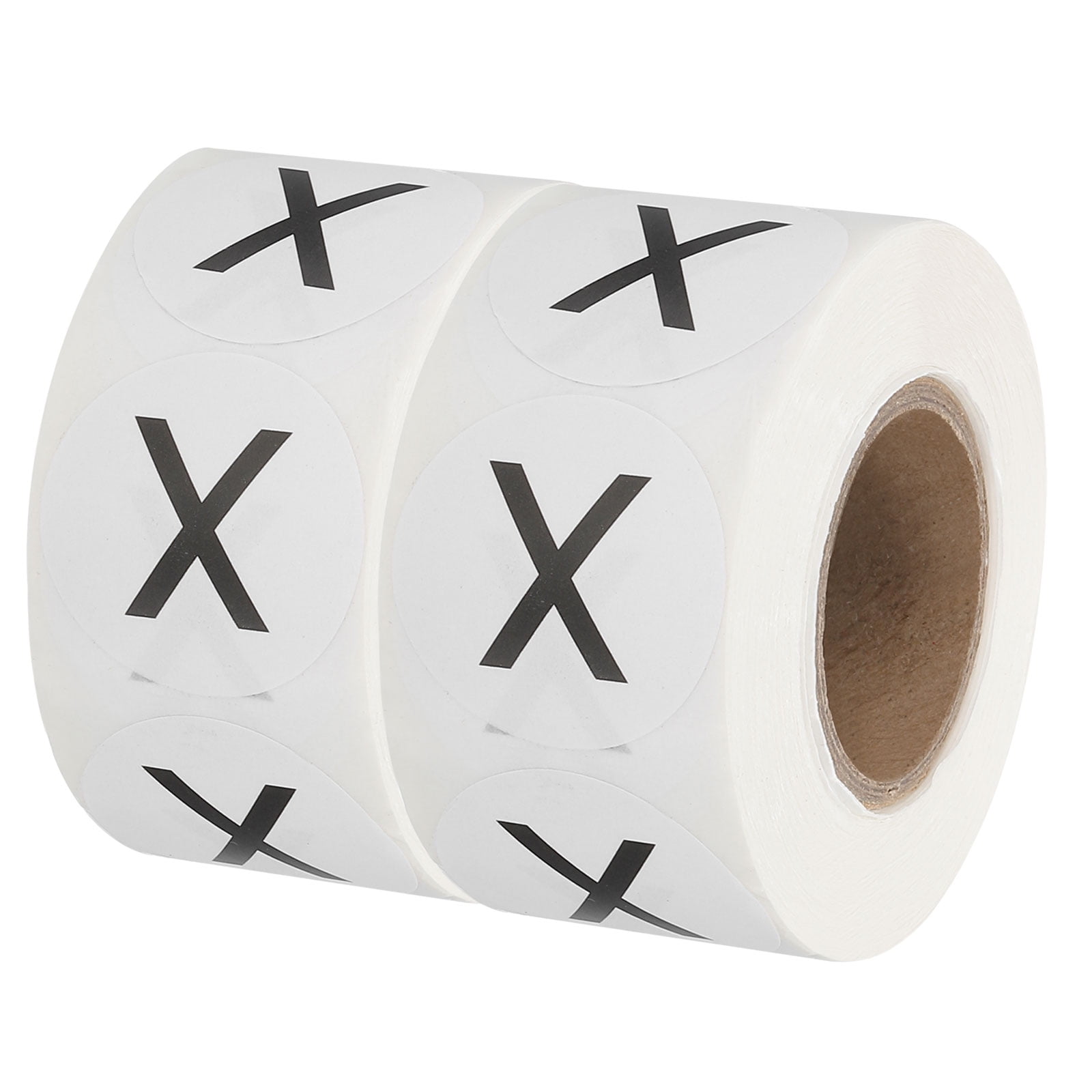 Uxcell Letter X Inventory Labels, 1 Inch Capital Letter Stickers Self ...