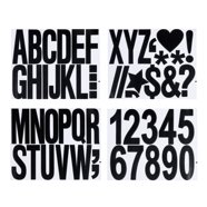Uxcell Alphabet Letters Numbers Stickers, 6 Sheets Self Adhesive Large ...