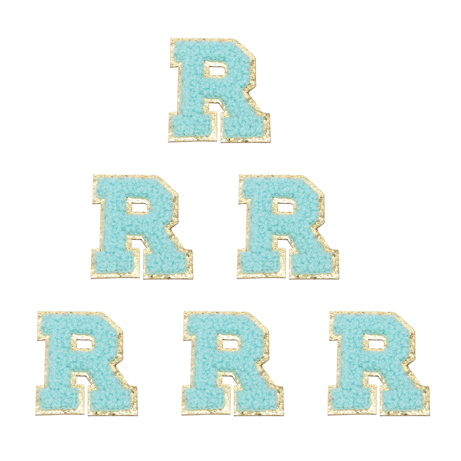 Uxcell Letters Patches, Initial Self-Adhesive Embroidered Fabric ...