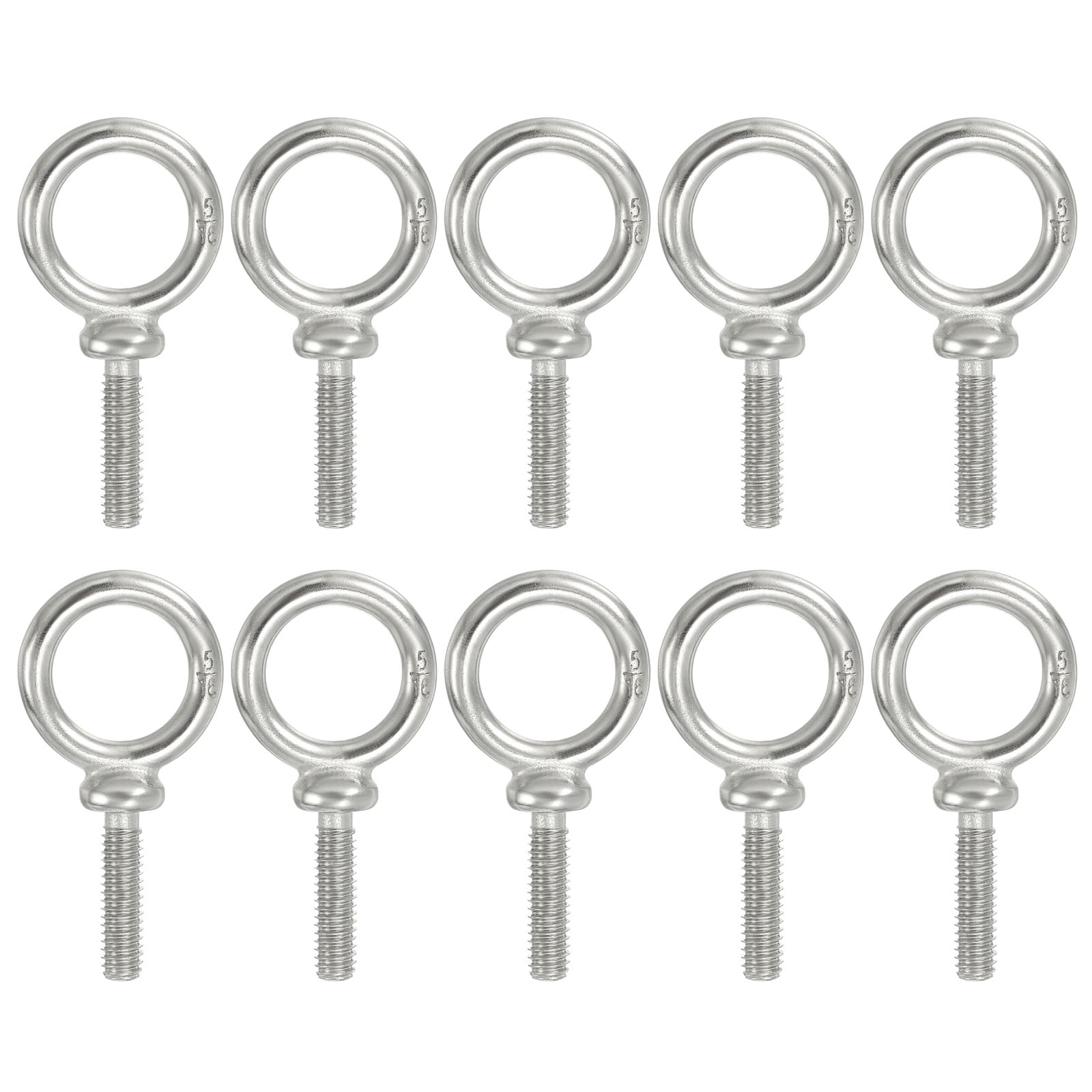Uxcell Lifting Eye Bolts, 304 Stainless Steel Marine Grade Shoulder ...