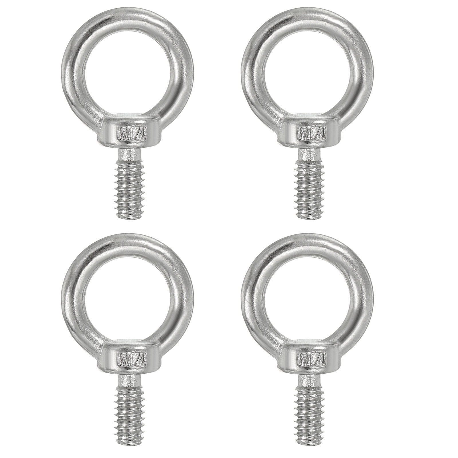 Uxcell Lifting Eye Bolts 316 Stainless Steel Marine Grade Machinery ...