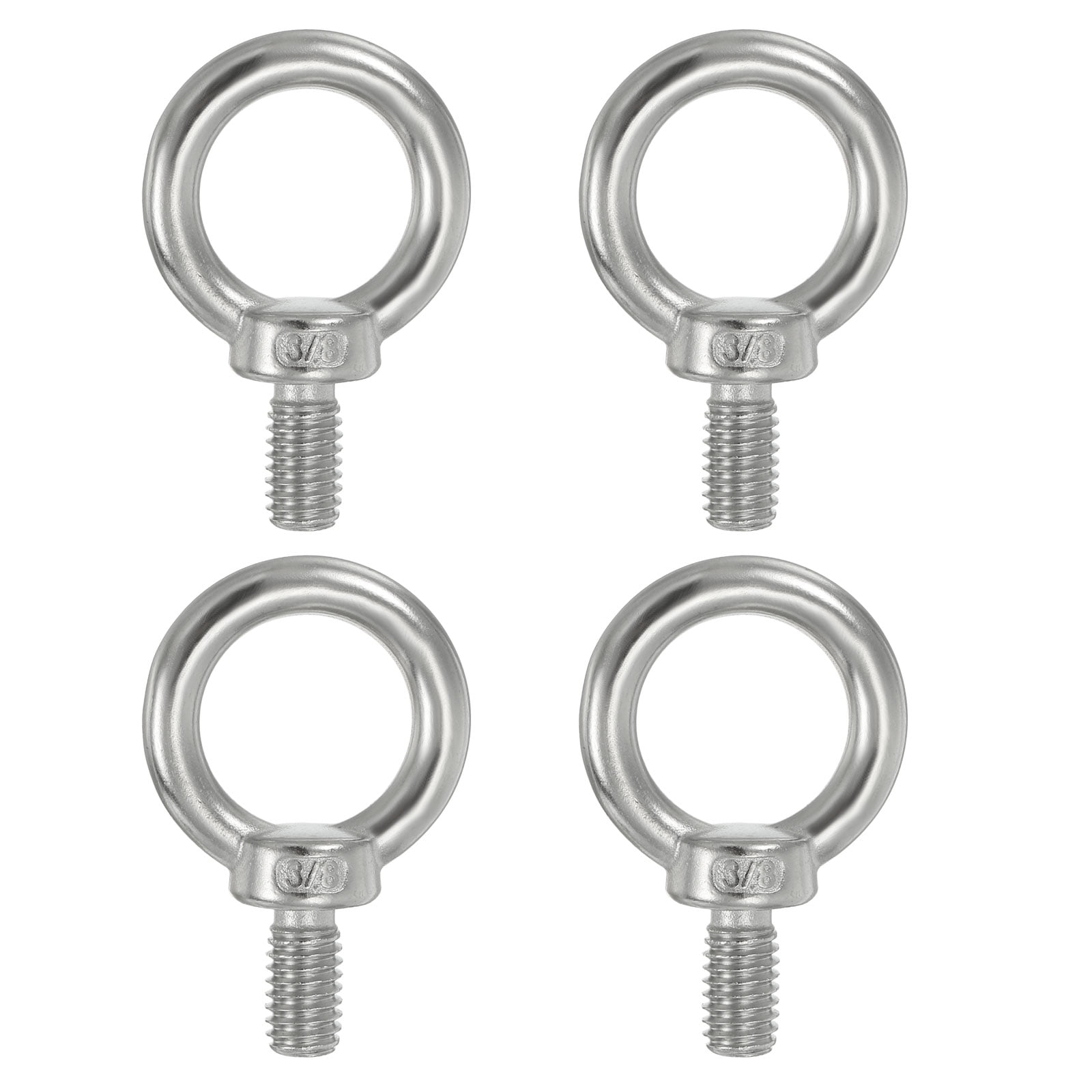 Uxcell Lifting Eye Bolts 316 Stainless Steel Marine Grade Machinery ...