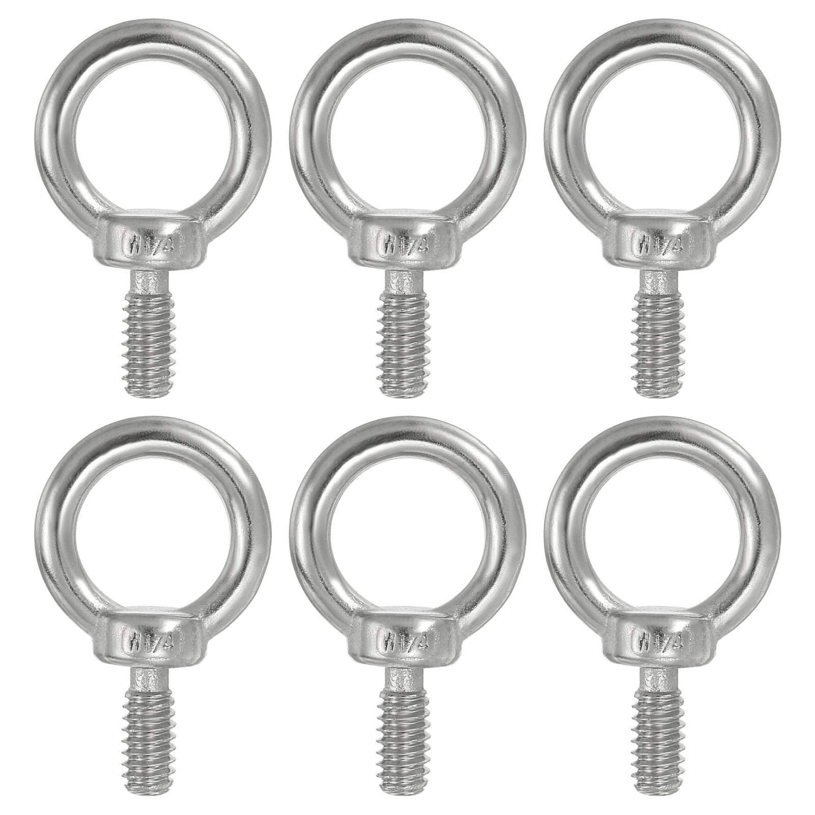 Uxcell Lifting Eye Bolts 316 Stainless Steel Marine Grade Machinery ...