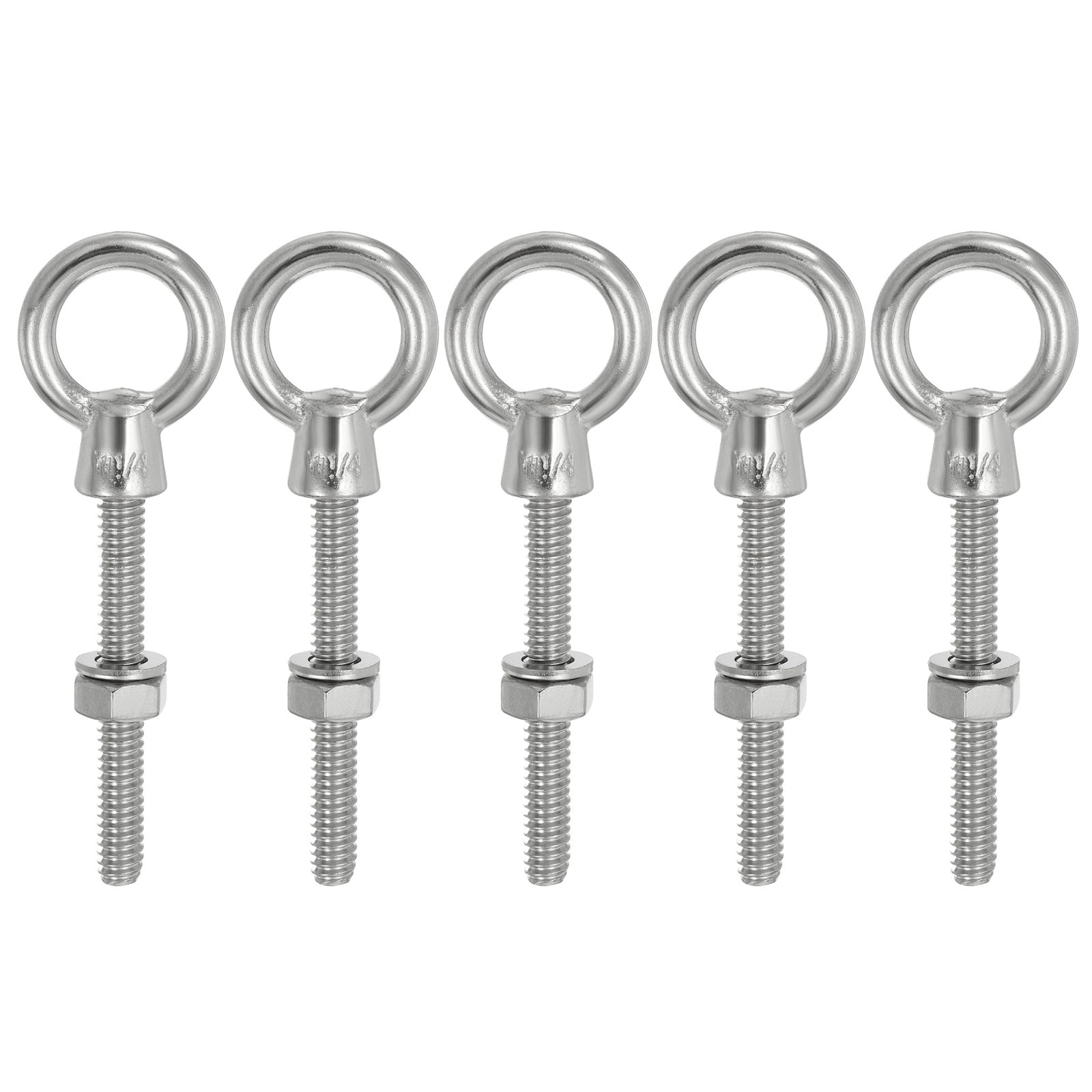 Uxcell Lifting Eye Bolts, 316 Stainless Steel Marine Grade Machinery ...