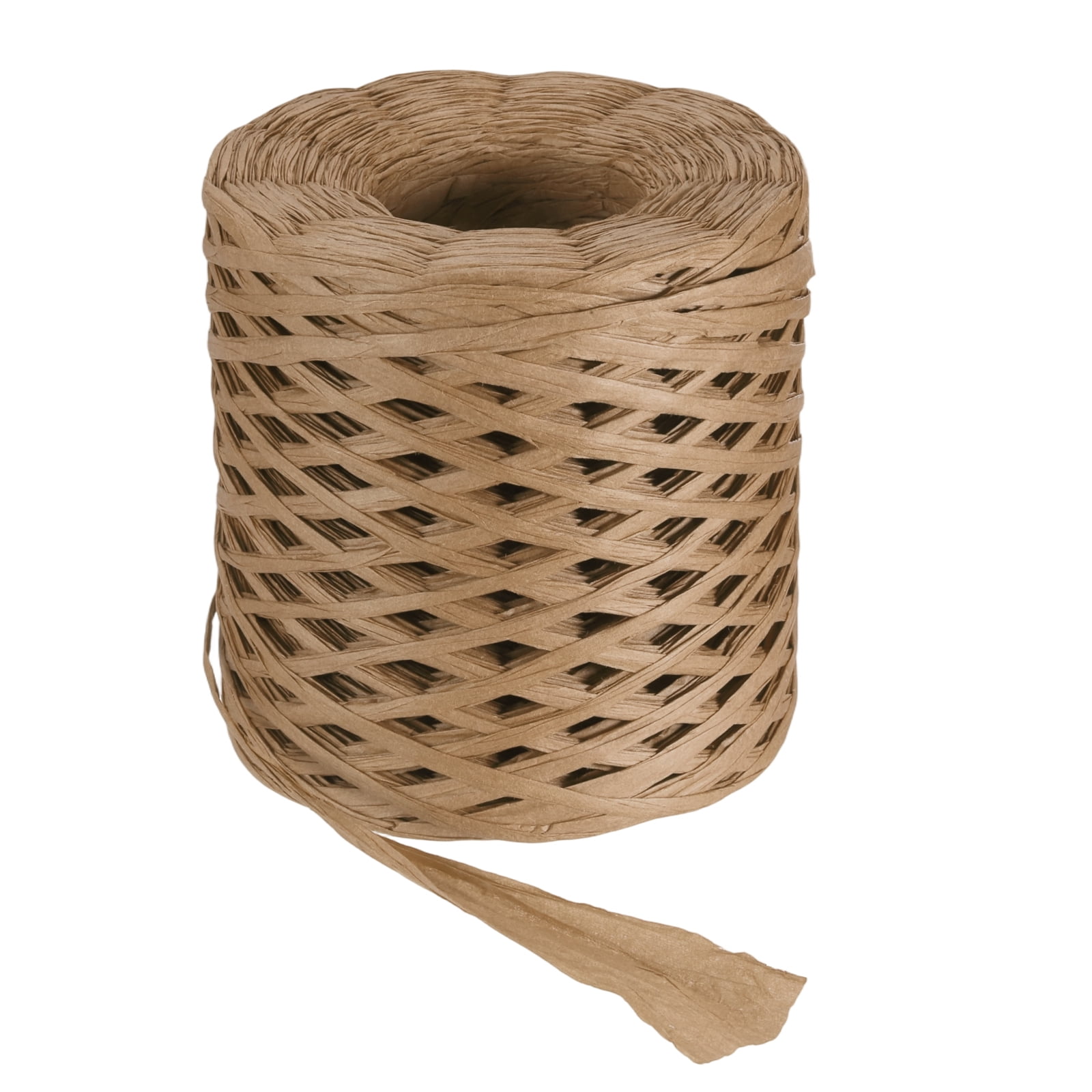 Uxcell Light Brown Raffia Ribbon, 219 Yard Natural Raffia Paper String ...