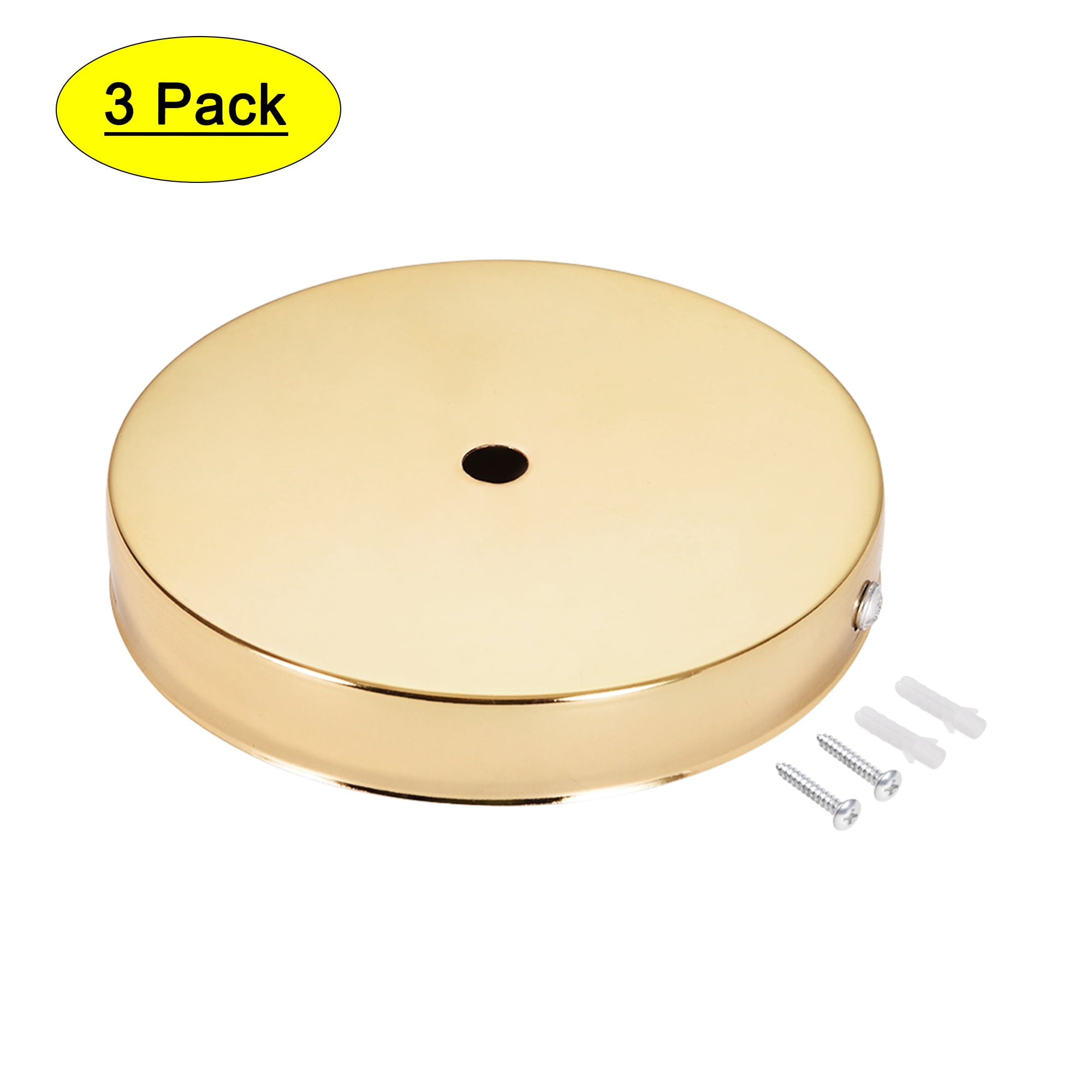 Uxcell Light Canopy Kit Wall Sconce Lamp Plate Fixture DIY 120mm 4 ...