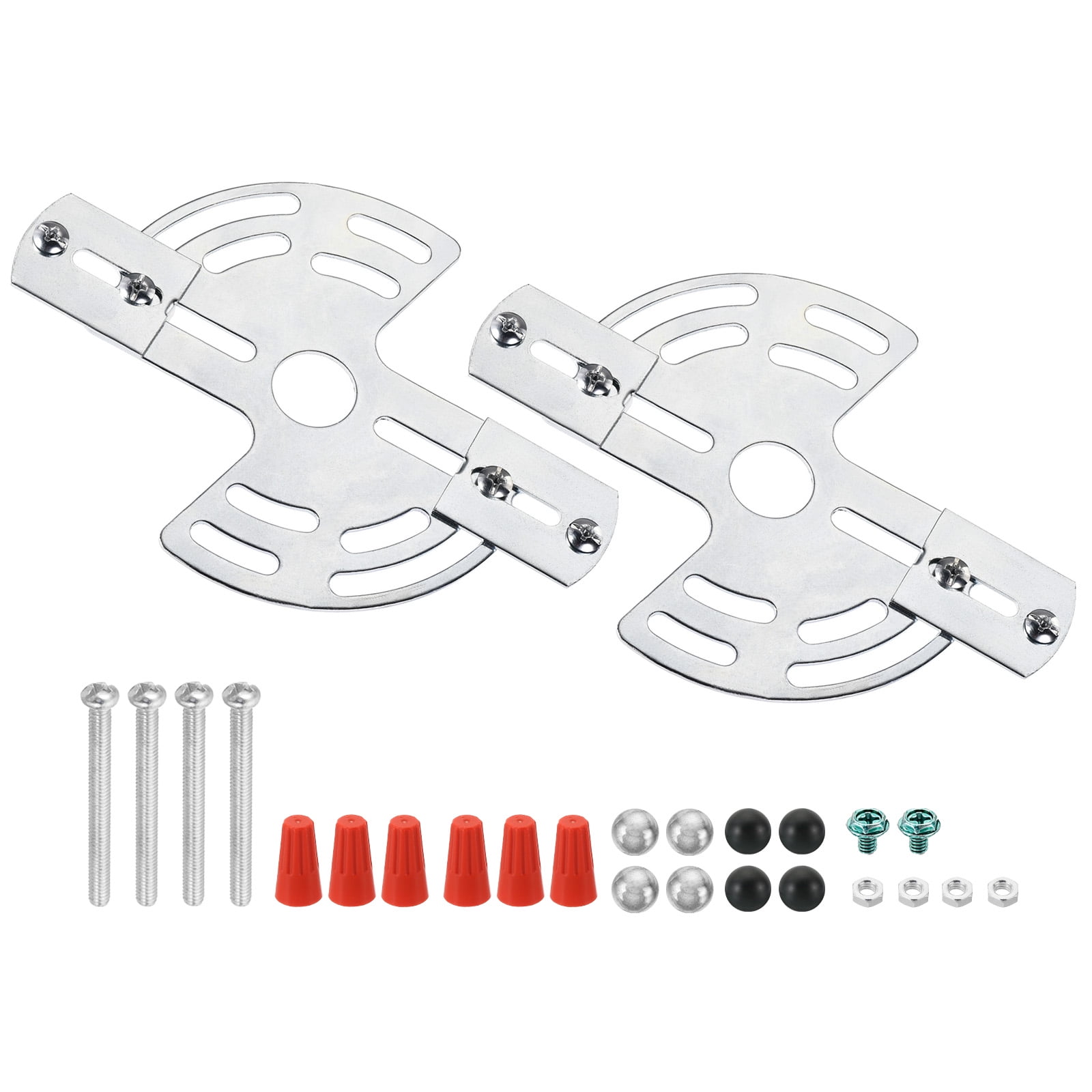 Uxcell Light Crossbar Plate, 2 Set Adjustable Cross-Shaped ...