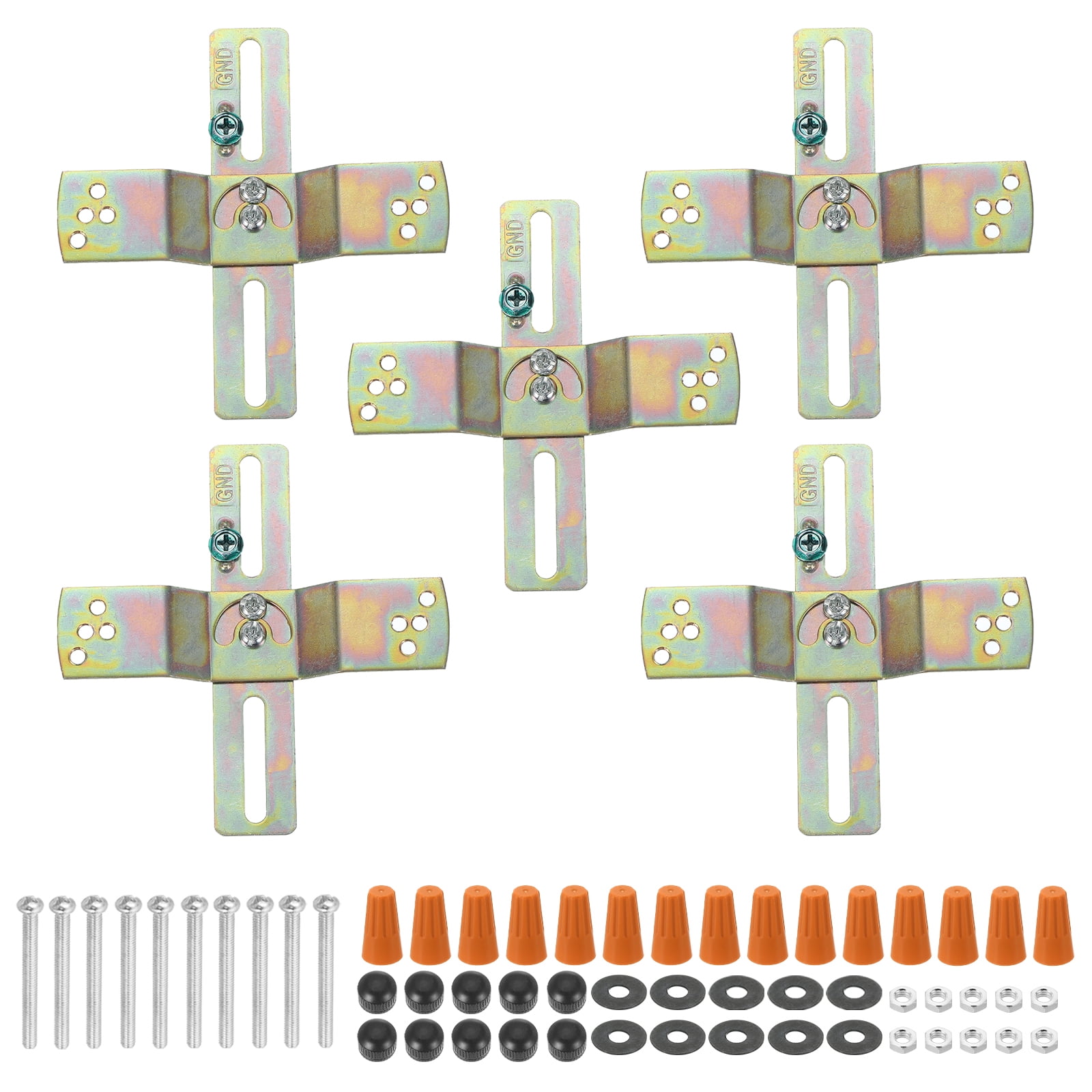 Uxcell Light Fixture Mounting Bracket, 5set Universal Ceiling Wall ...