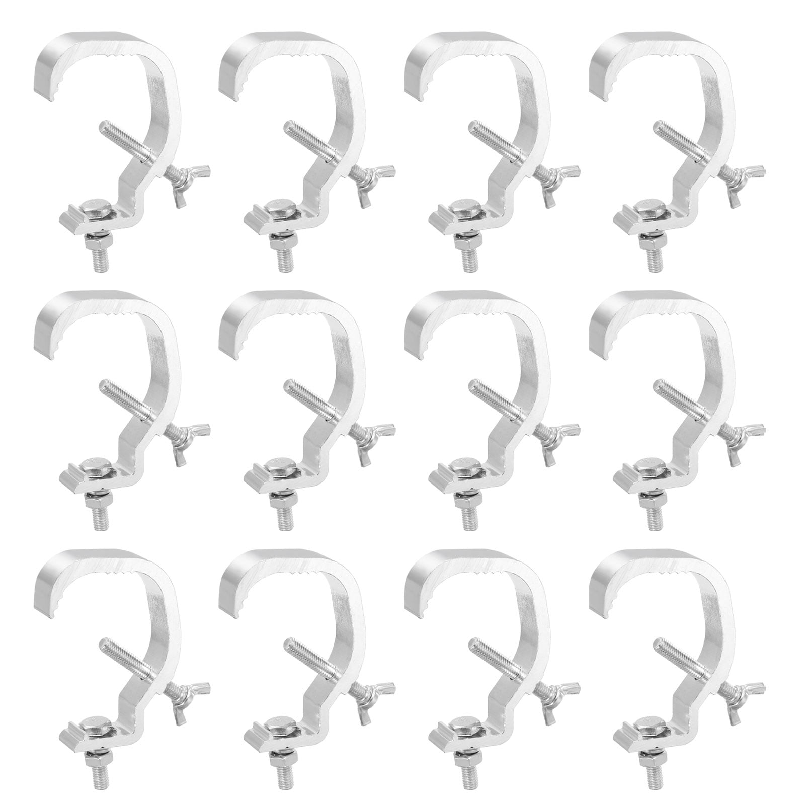 Uxcell Light Truss Clamps, 0.8" W Lighting Pipe C Clamp for 1.18-2.05 ...