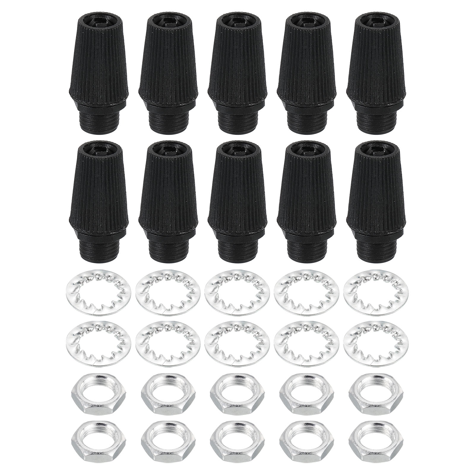 Uxcell Lighting Cord Grips Connector,Carbon Steel Light Cable Glands ...