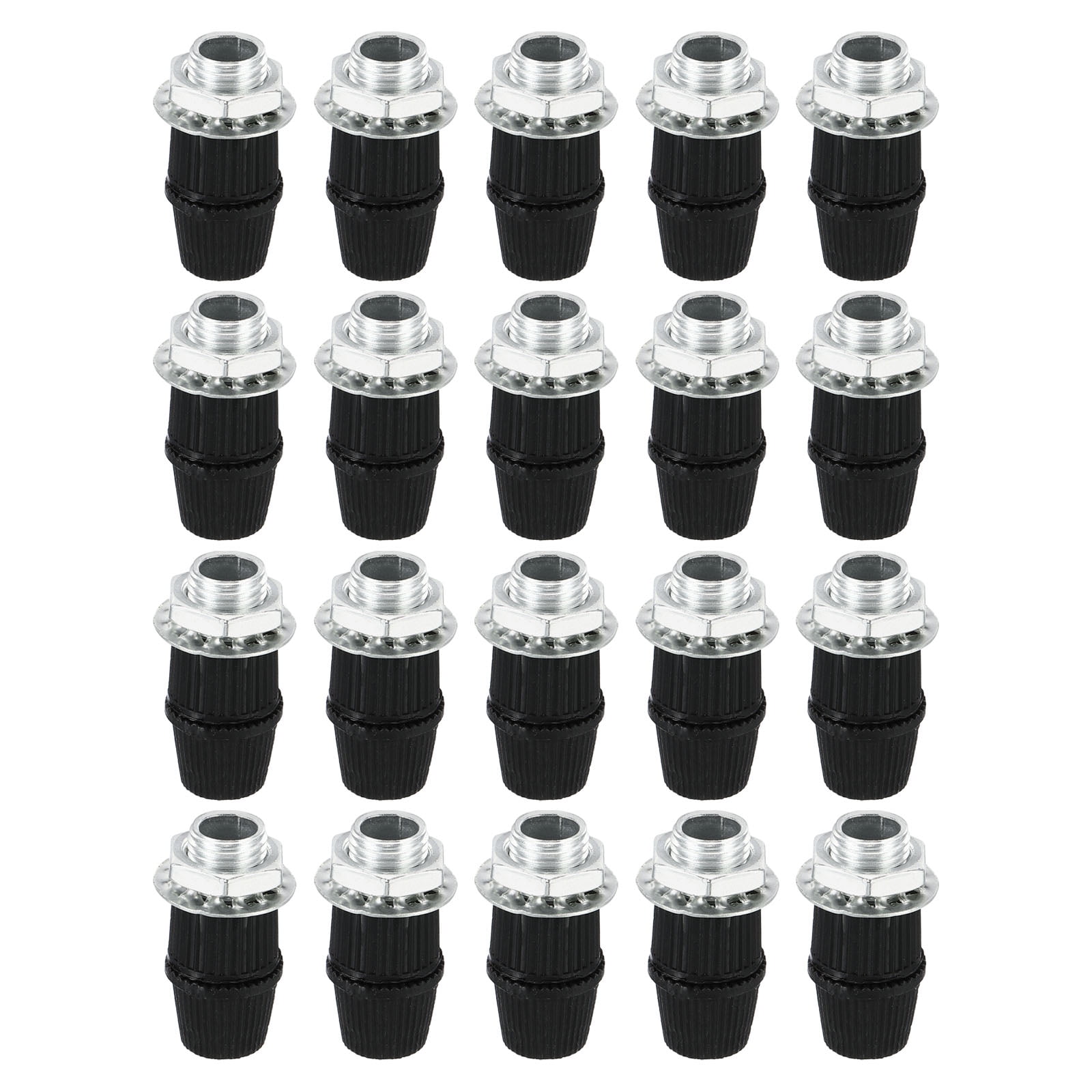 Uxcell Lighting Cord Grips Connector,Carbon Steel Light Cable Glands ...