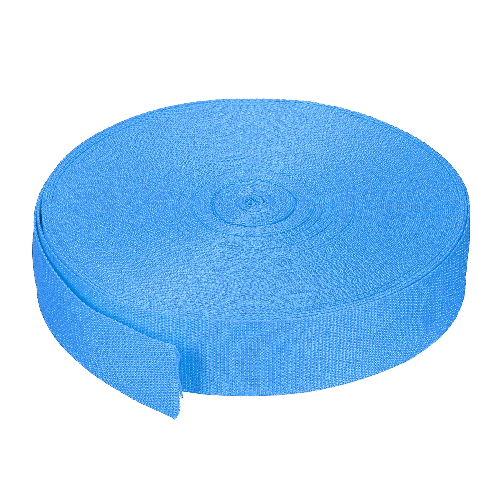 Uxcell Lightweight Polypropylene Webbing Strap 2" 50 Yards Light Blue ...