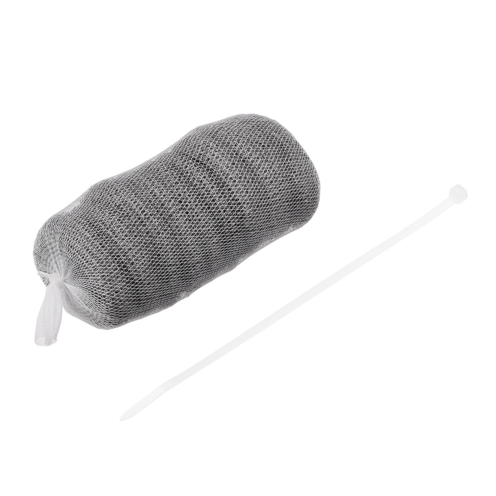 Uxcell Lint Traps Stainless Steel Mesh Filter with Nylon Cable Ties 12 ...