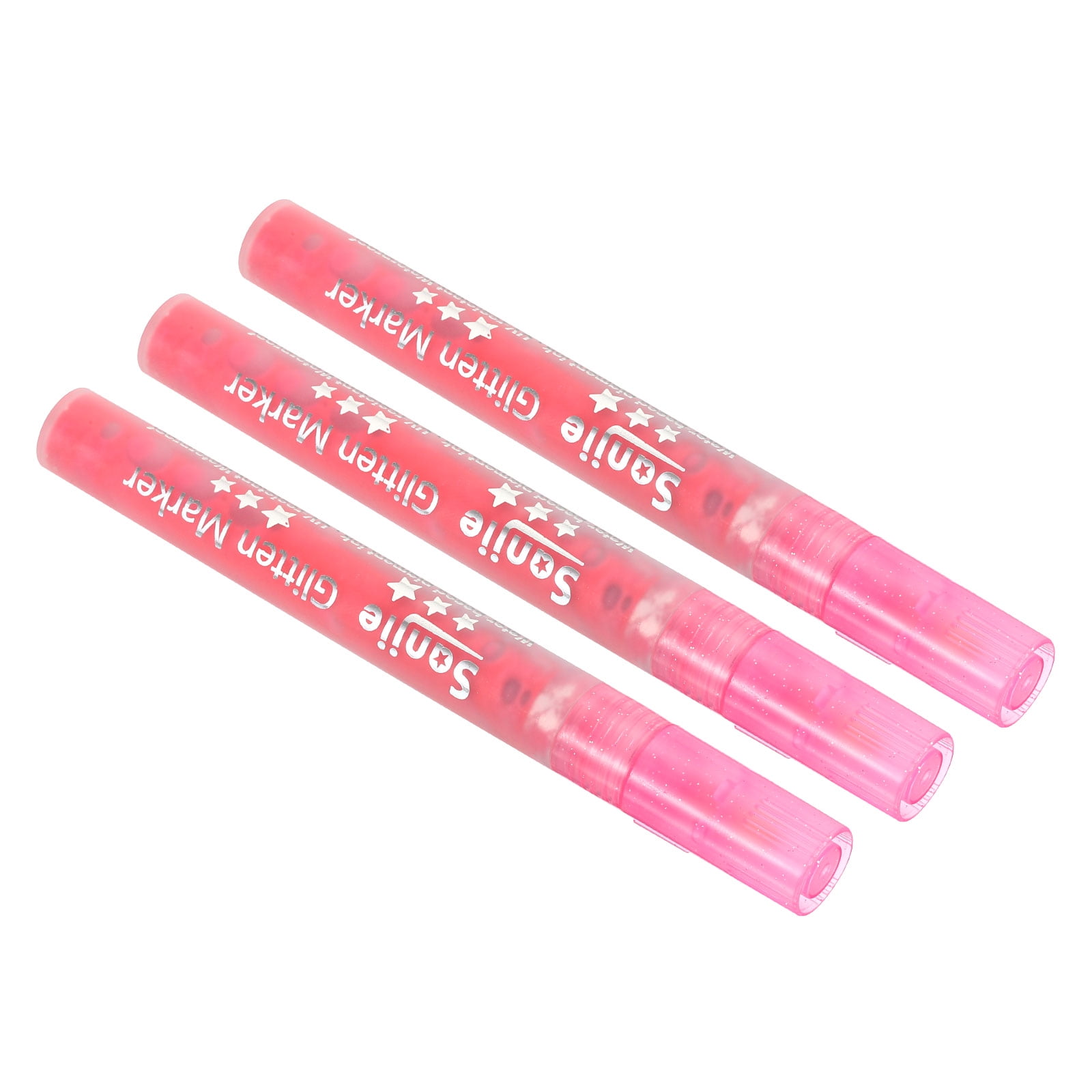 Uxcell Liquid Chalk Marker Pen Flash Line Drawing Highlighter Pen Pink ...