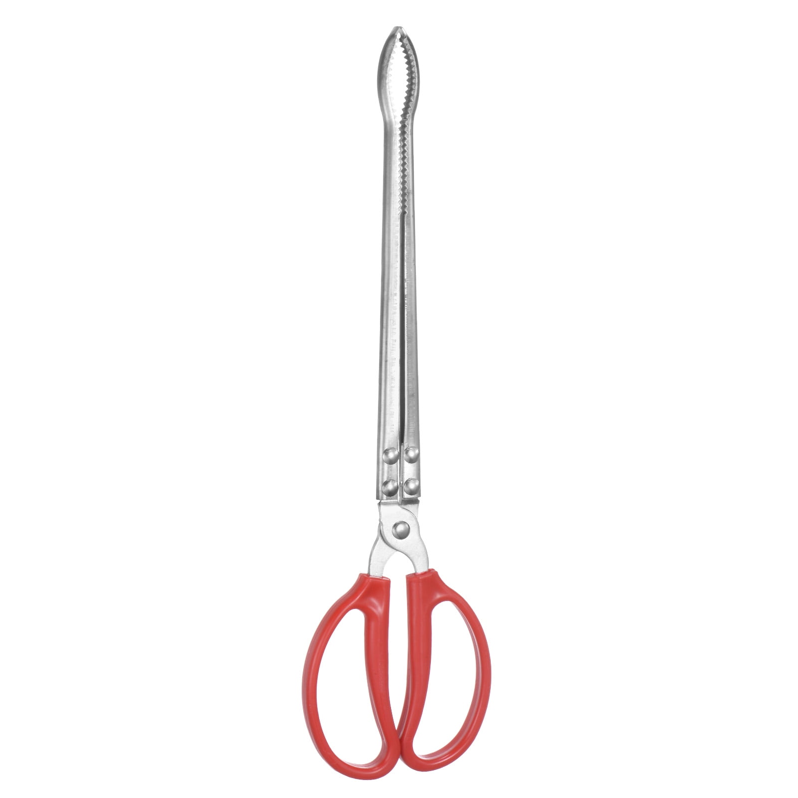 Uxcell Long Scissor Tongs 15 Inch Stainless Steel Clamp Tongs Anti-Slip ...