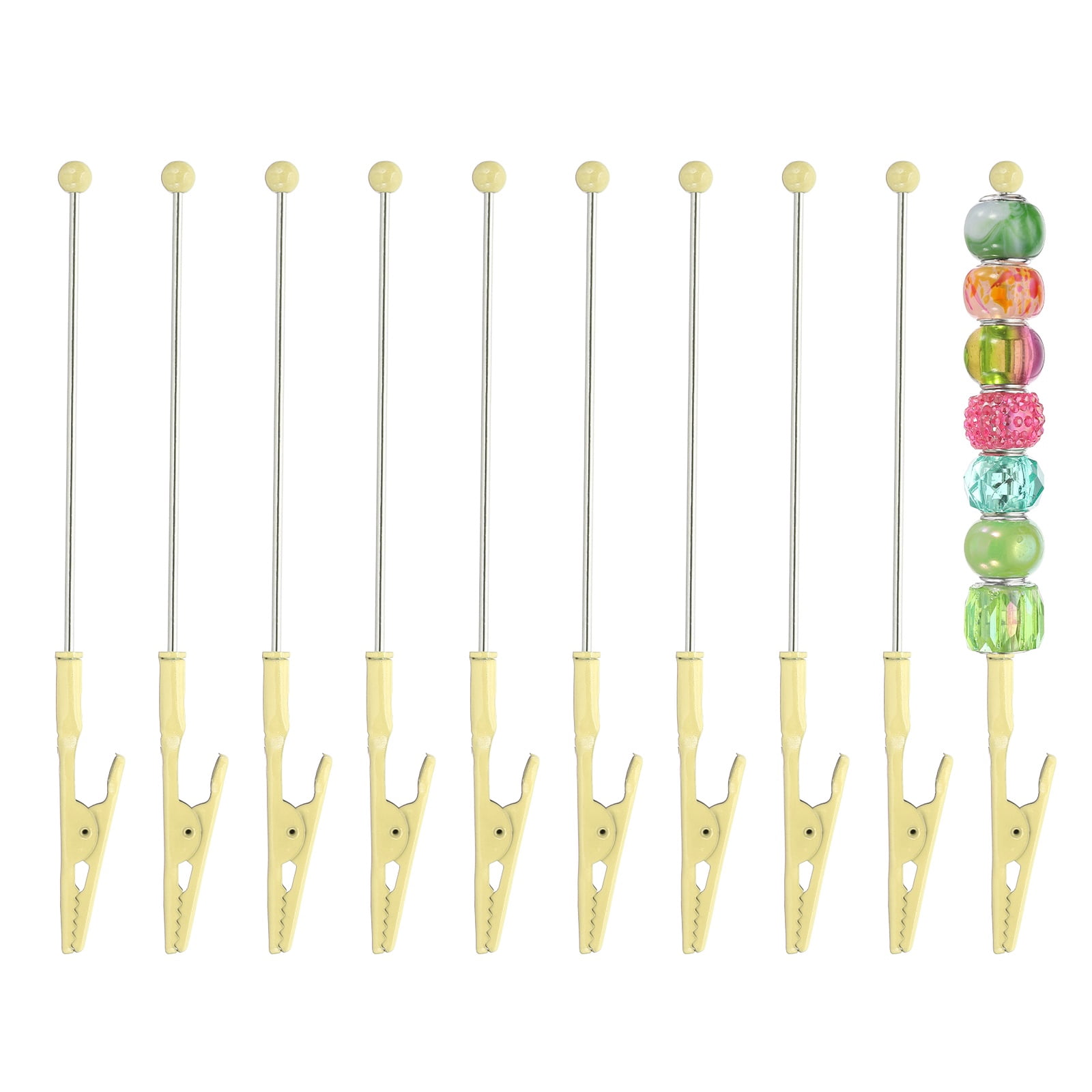 Uxcell Long-Tailed Alligator Clamp, 10 Pcs 5.3 Inch/135mm Metal Wire ...