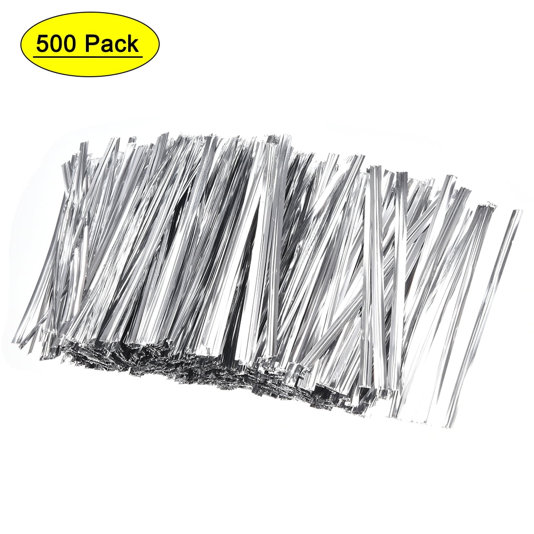 Uxcell Long Twist Tie 4 Inches Plastic Coated Iron for Tying Bread ...