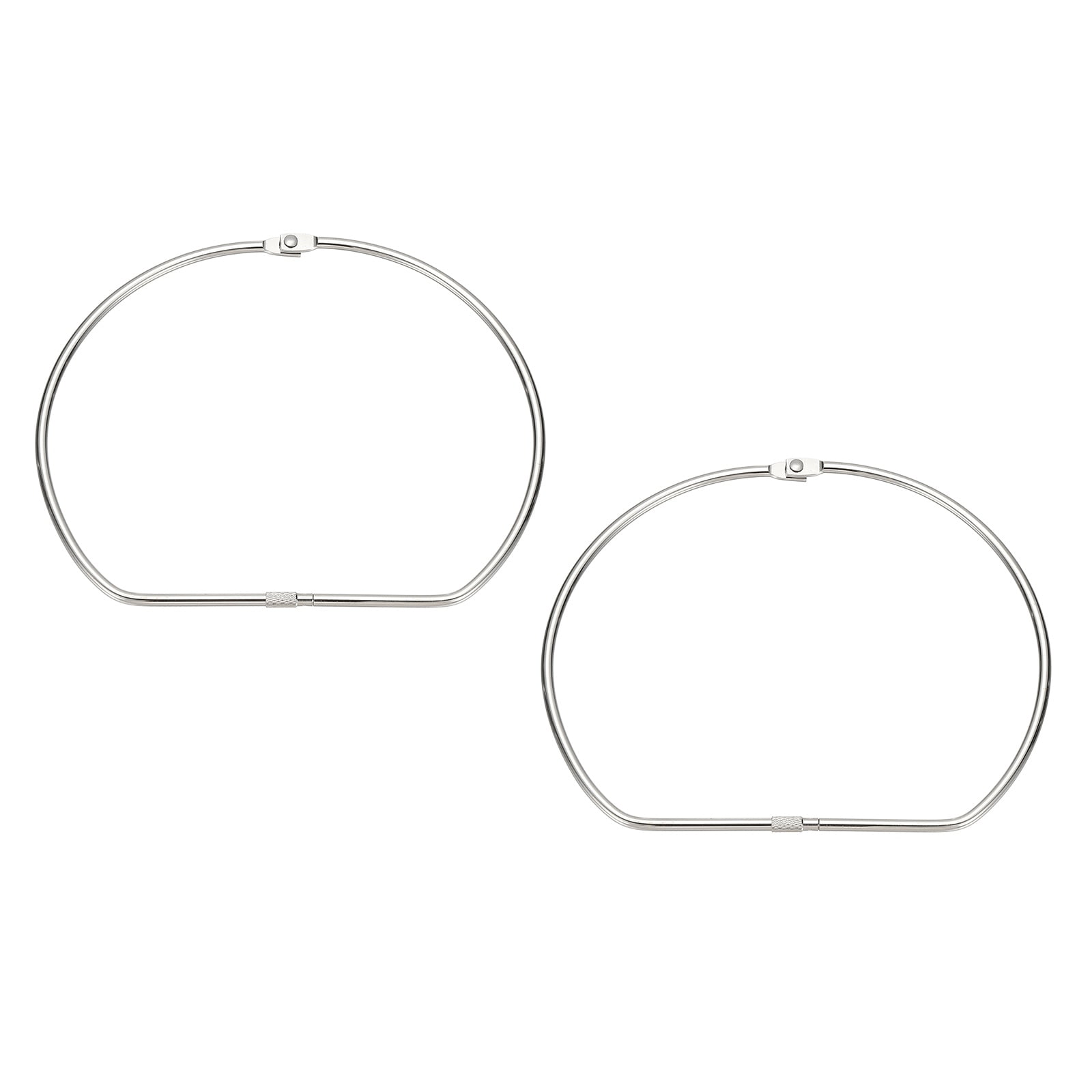 Uxcell Loose Leaf Binder Rings, 7 Inch 2 Pcs Metal Book Binding Rings D ...