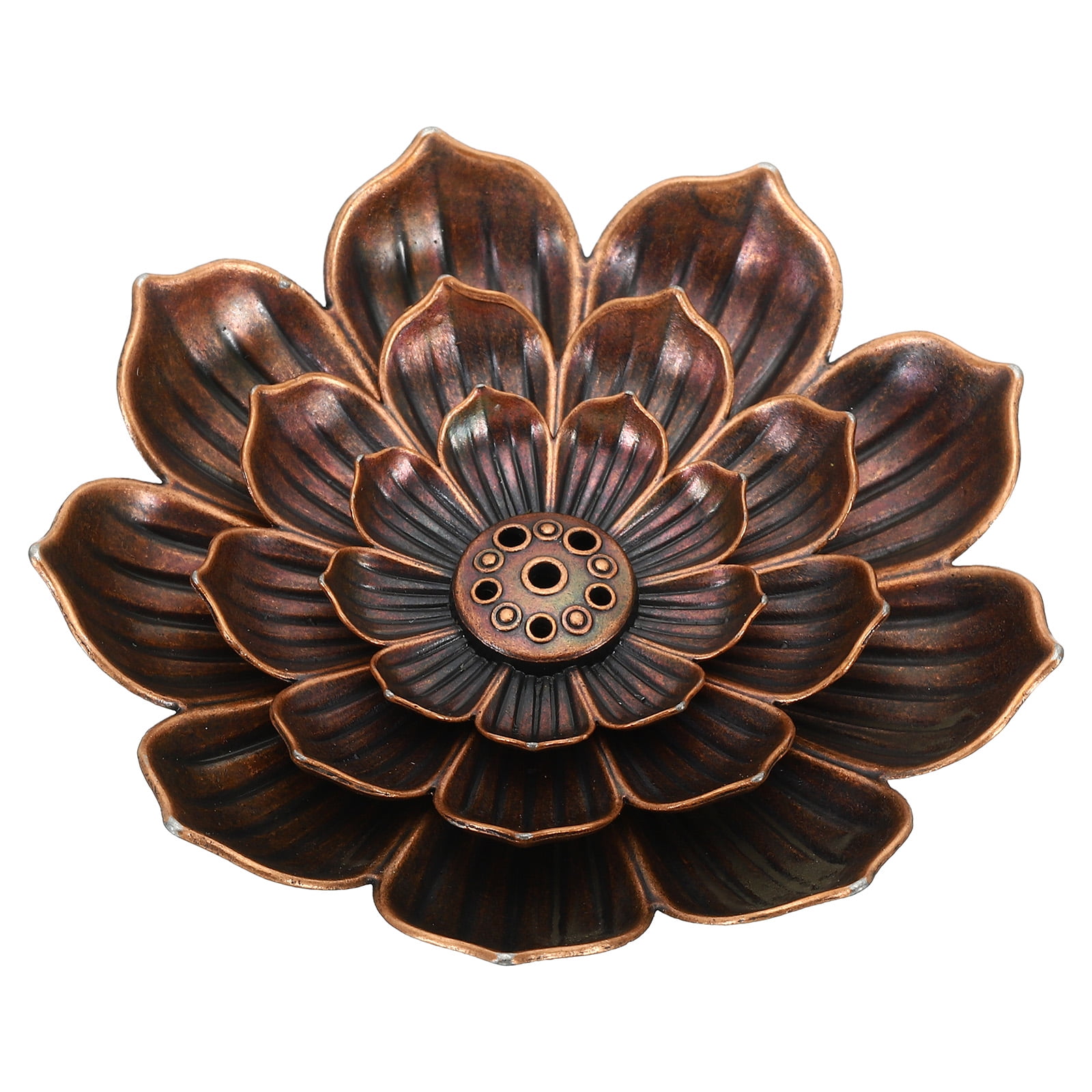 Uxcell Lotus Incense Stick Holder Incense Burner Plate Holder Alloy ...