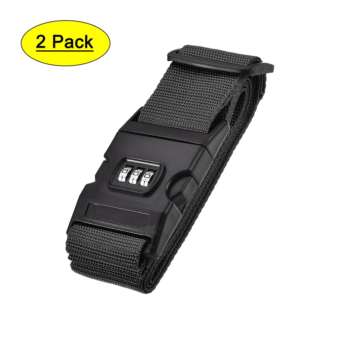 Uxcell Luggage Straps Suitcase Belts with Buckle, Combination Lock ...