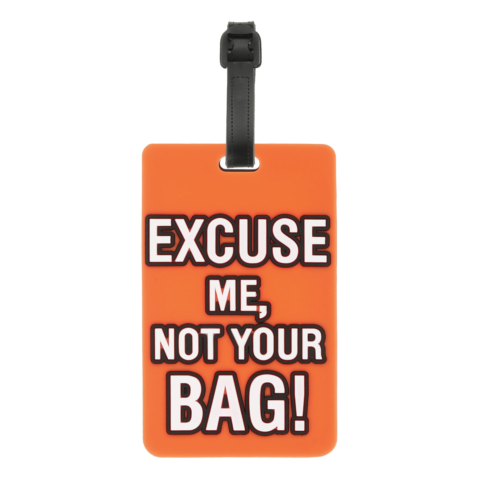 Uxcell Luggage Tag (Excuse Me, Not Your Bag), Funny Travel Baggage Bag ...