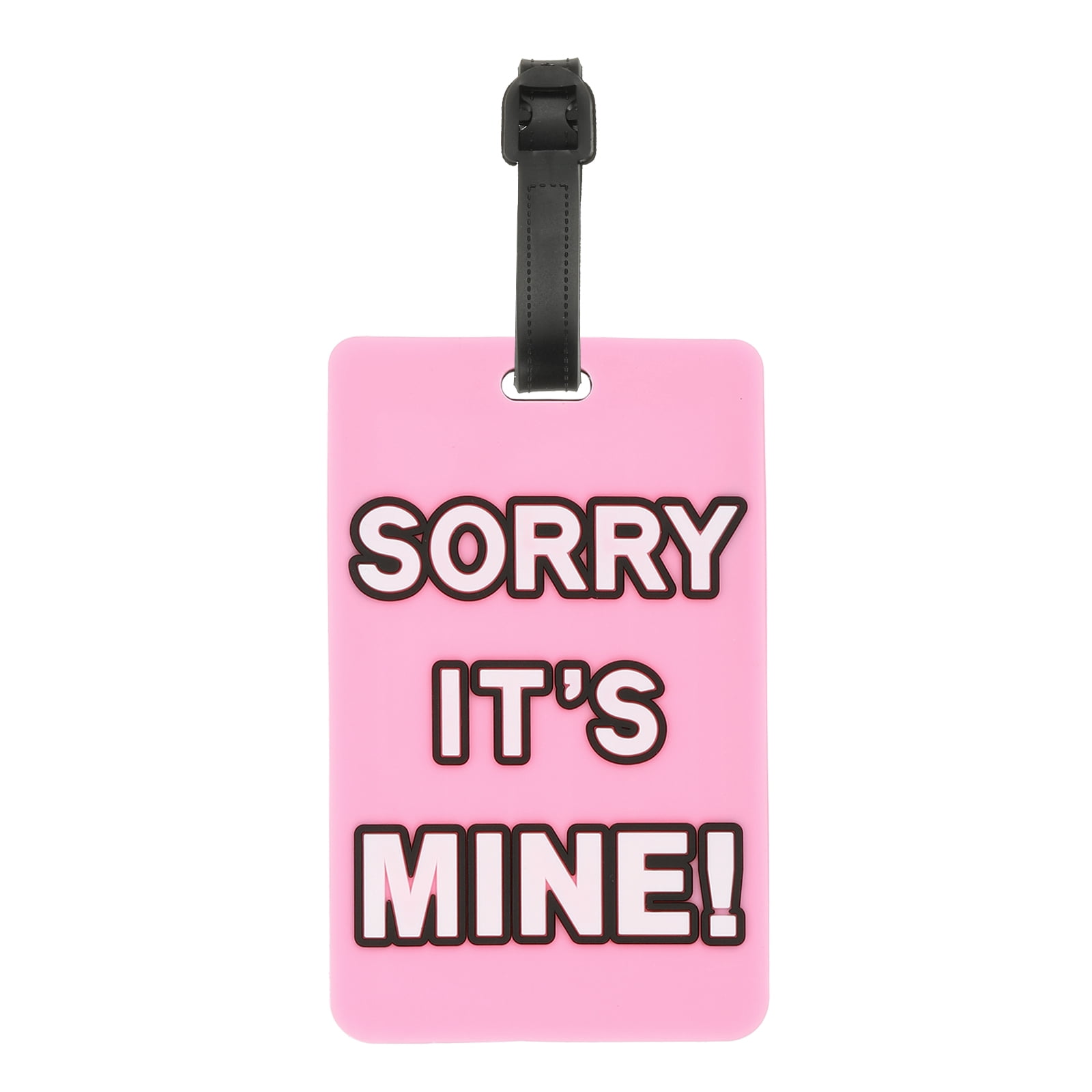 Uxcell Luggage Tag (Sorry It's Mine), Funny Travel Baggage Bag Tag ...