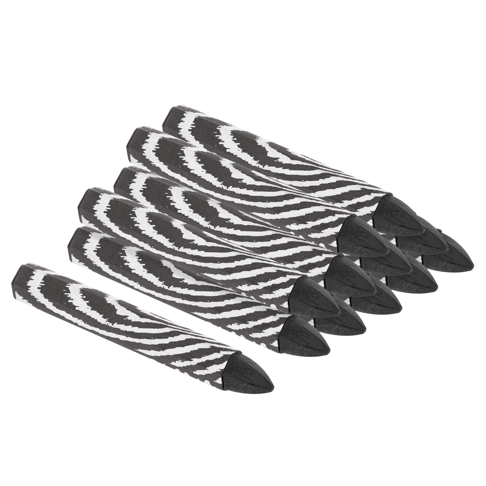 Uxcell Lumber Marking Crayons, Black, Paraffin Wax, 12 Pack, 4x0.55 ...