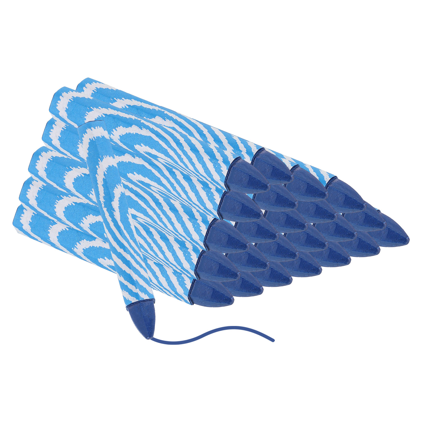 Uxcell Lumber Marking Crayons, 24 Pack Blue Hex Wax Tire Marker, 4" x 0 ...