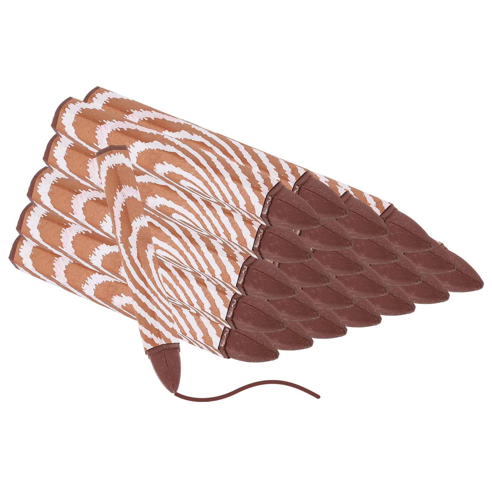 Uxcell Lumber Marking Crayons, 24 Pack Brown Hex Wax Tire Marker, 4" x ...