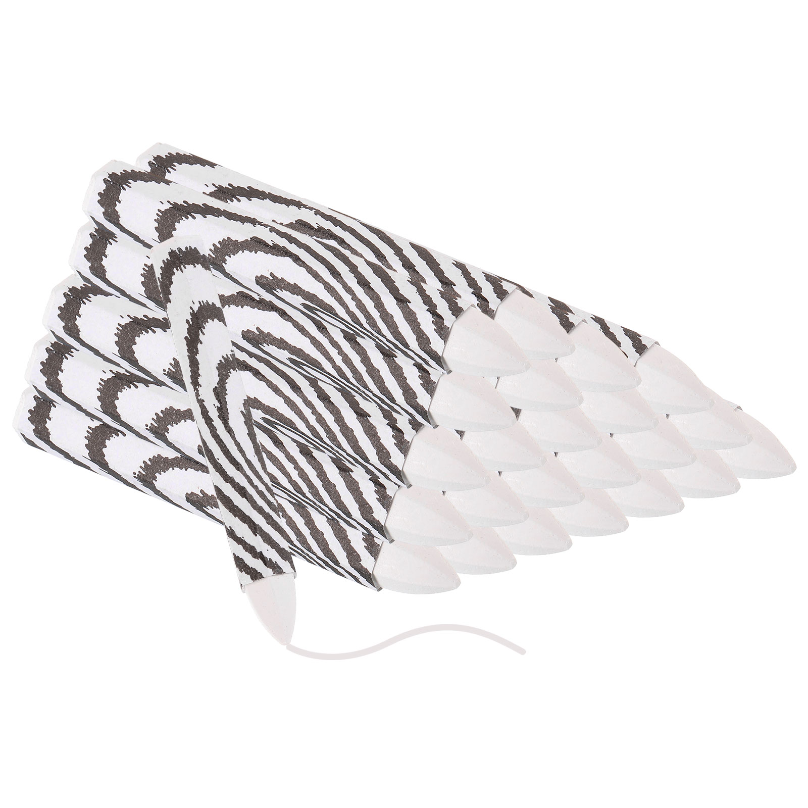 Uxcell Lumber Marking Crayons, 24 Pack White Hex Wax Tire Marker, 4" x ...