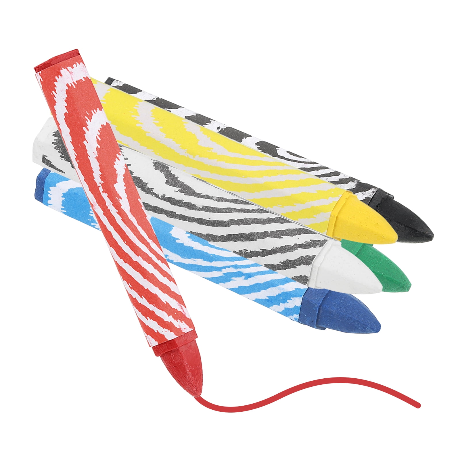 Uxcell Lumber Marking Crayons, 24 Pcs 6 Colors Hex Wax Tire Marker, 4.1 ...