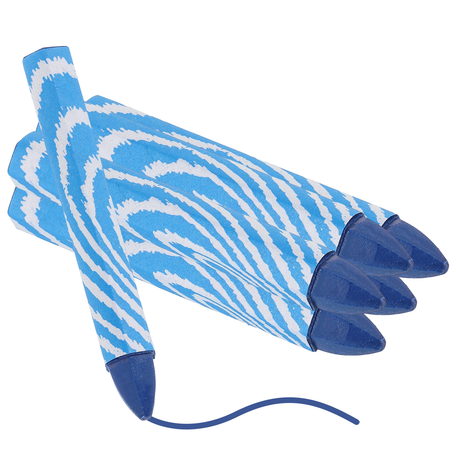 Uxcell Lumber Marking Crayons, 6 Pack Blue Hex Wax Tire Marker, 4" x 0. ...