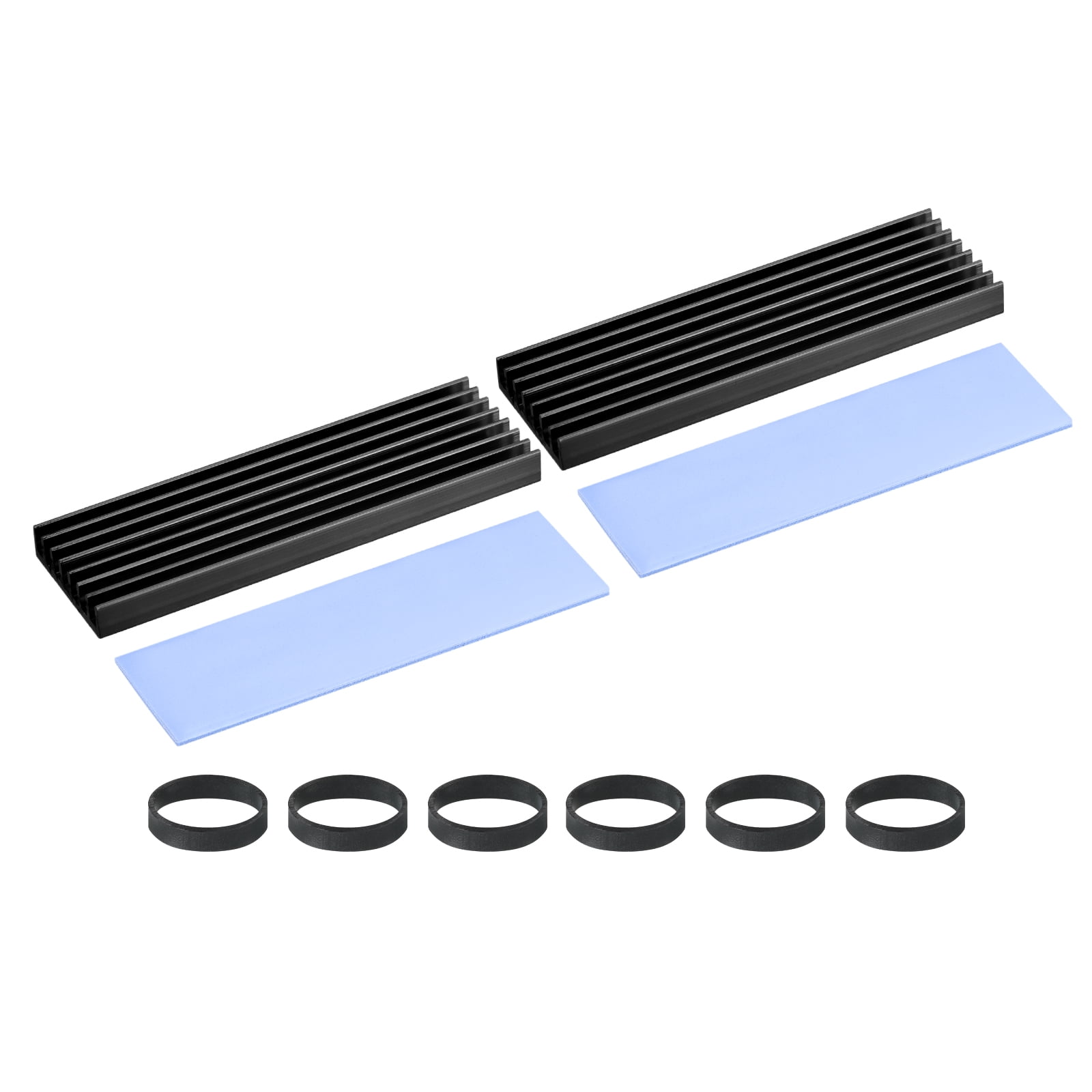 Uxcell M.2 2280 Nvme SSD Heatsink, Radiator Cooler Aluminum Heat Sink ...