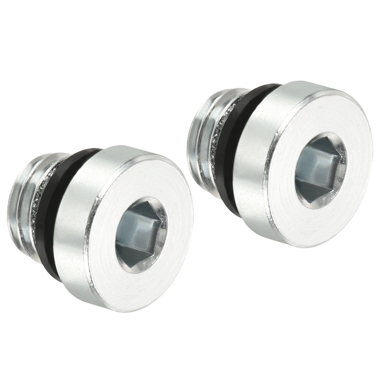 Uxcell M10*1.5 Internal Hex Head Pipe Fitting Plug, 2 Pack Male Thread ...