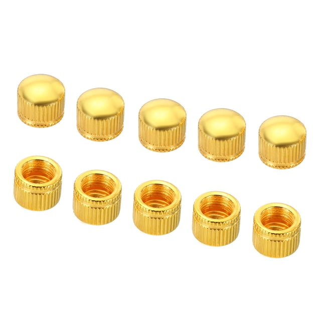 Uxcell M10 14x11mm Lamp Finial Cap Knob Screw Cap Nut Bolt Cover Female ...