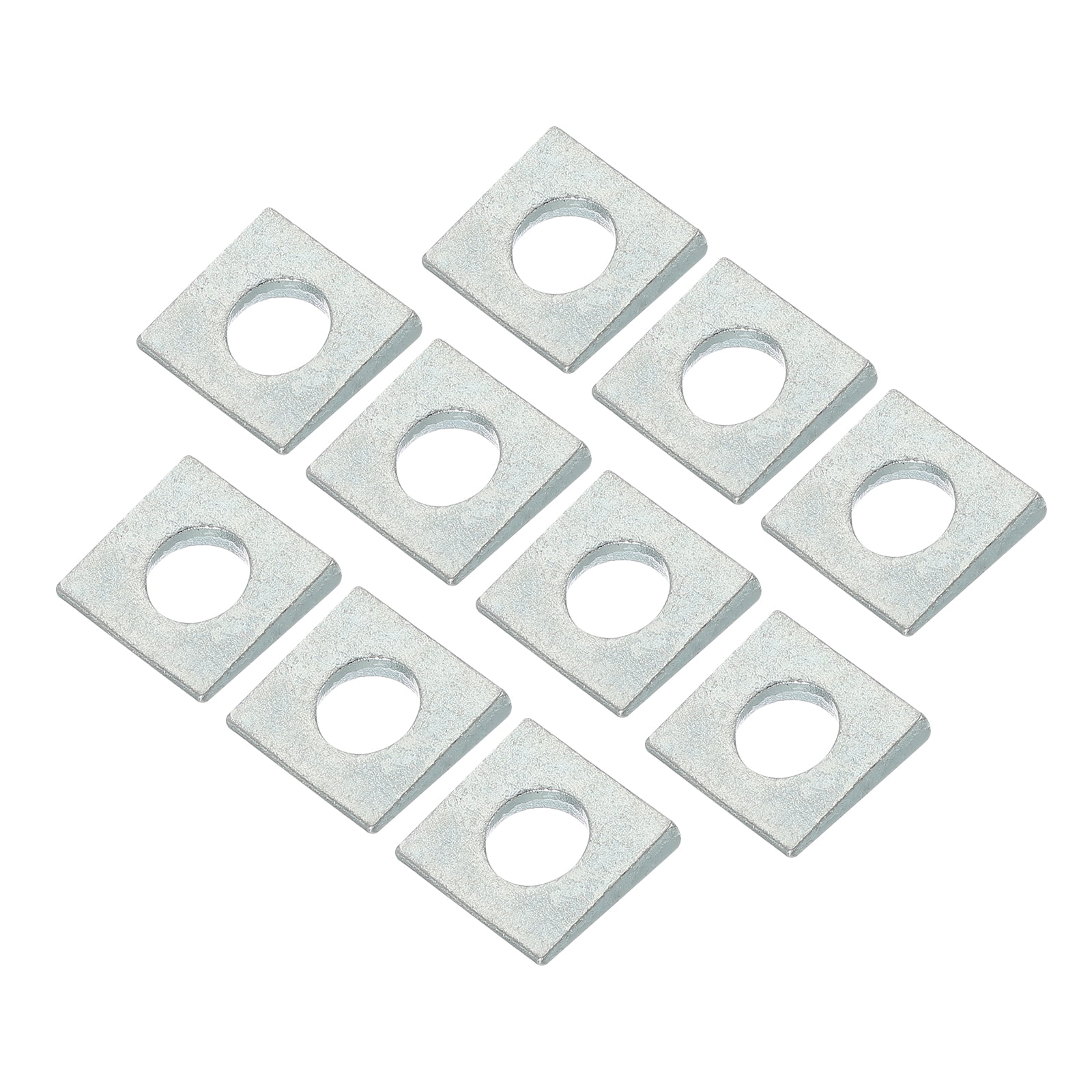 Uxcell Beveled Square Washers Heavy Duty Galvanized Wedge Washers in ...